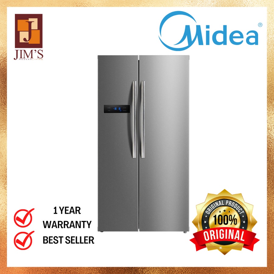 Jual MIDEA KULKAS SIDE BY SIDE HC689WE 600L | Shopee Indonesia