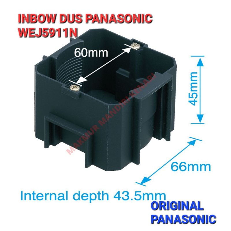 Jual INBOW DUS PANASONIC WEJ5911N / IN INBOW DUS PANASONIC ORIGINAL ...