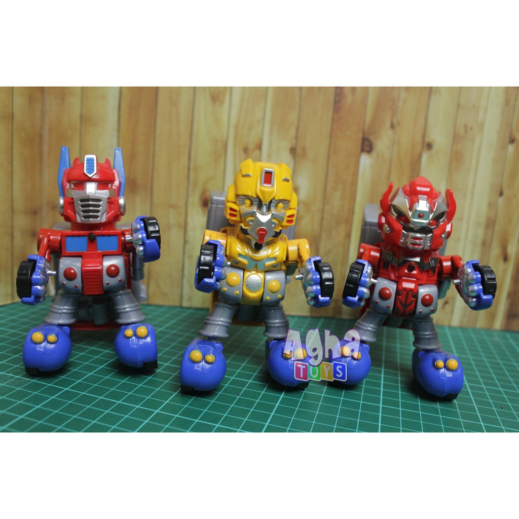 Jual Mainan Robot mini transformer bisa berubah jadi mobil truck ...