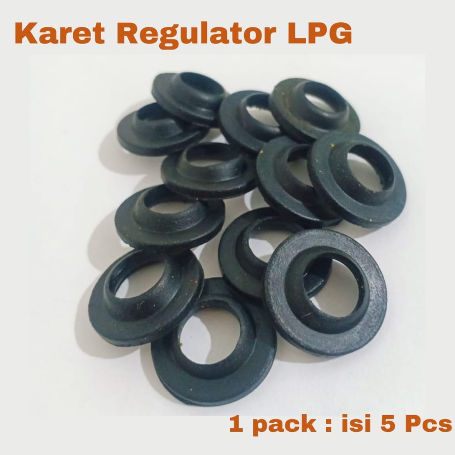 Jual Karet Regulator LPG / Seal hitam (5 pcs) / Sil / O - Ring / Topi ...