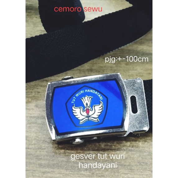 Jual ikat pinggang gesper tut wuri handayani gesper seragam sekolah ...