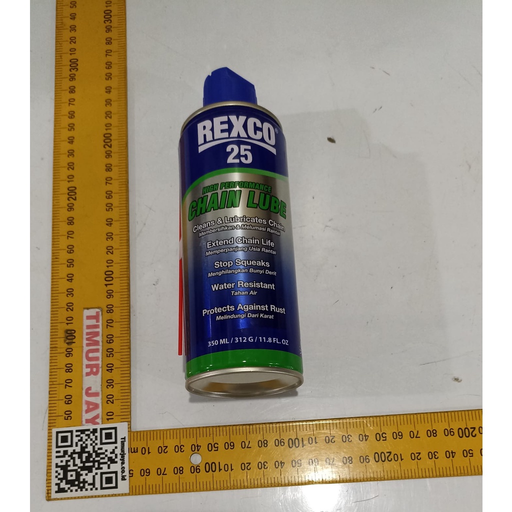 Jual REXCO 25 350ml Chain Lube pelumas RANTAI sepeda Motor wd | Shopee ...