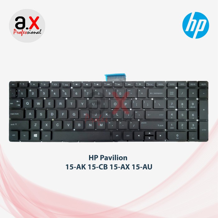 Jual Keyboard HP Pavilion 15-AK 15-CB 15-AX 15-AU - Hitam (Backlight) | Shopee Indonesia
