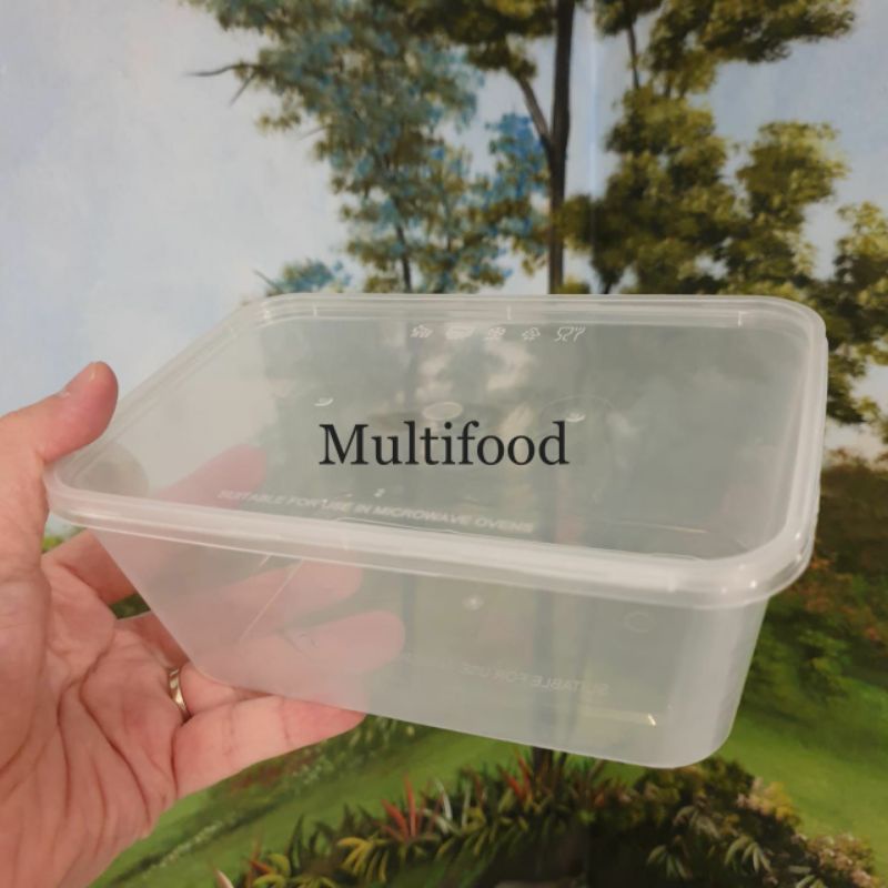 Jual Thinwall 1000ml / kotak makan plastik 1000ml murah | Shopee Indonesia