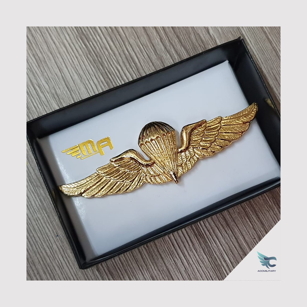 Jual Brevet WING PARA AD PDH TNI AD Brivet Pin | Shopee Indonesia