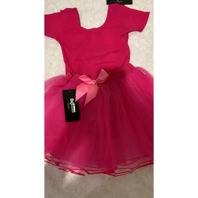Jual Seragam Ballet Tutu: Leotard+Rok Tutu Fluffy+Stocking+Sepatu ...