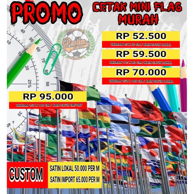 Jual Cetak mini flag murah | Shopee Indonesia