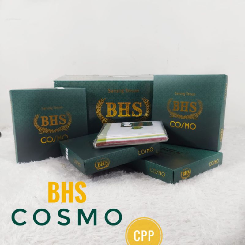 Jual Sarung BHS Cosmo Gold Putih Polos CPP PPN Ecer Grosir | Shopee ...