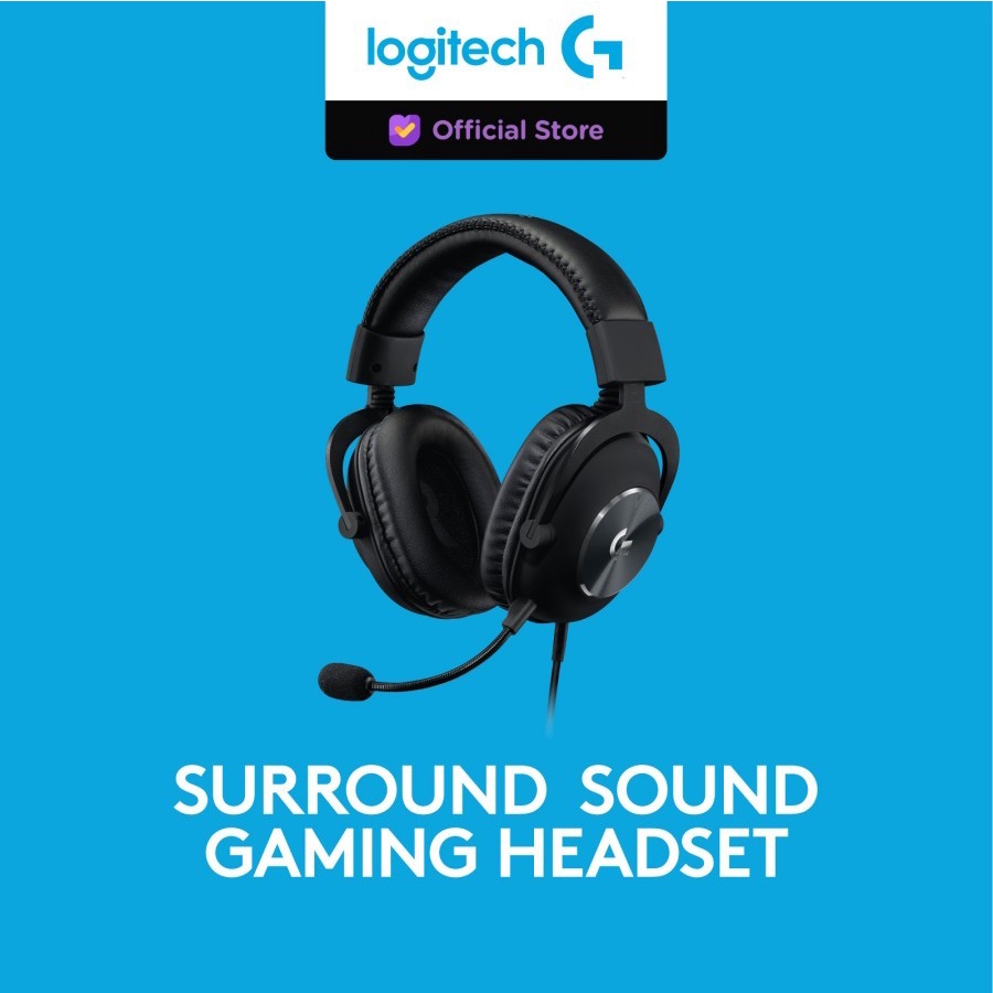 Jual Logitech Pro Gaming Headset Headphone Profesional Player Garansi ...