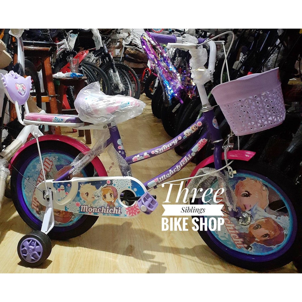 Jual SEPEDA MINI ANAK MONCHICHI FROZEN SNOWY 16 INCH WARNA UNGU ...