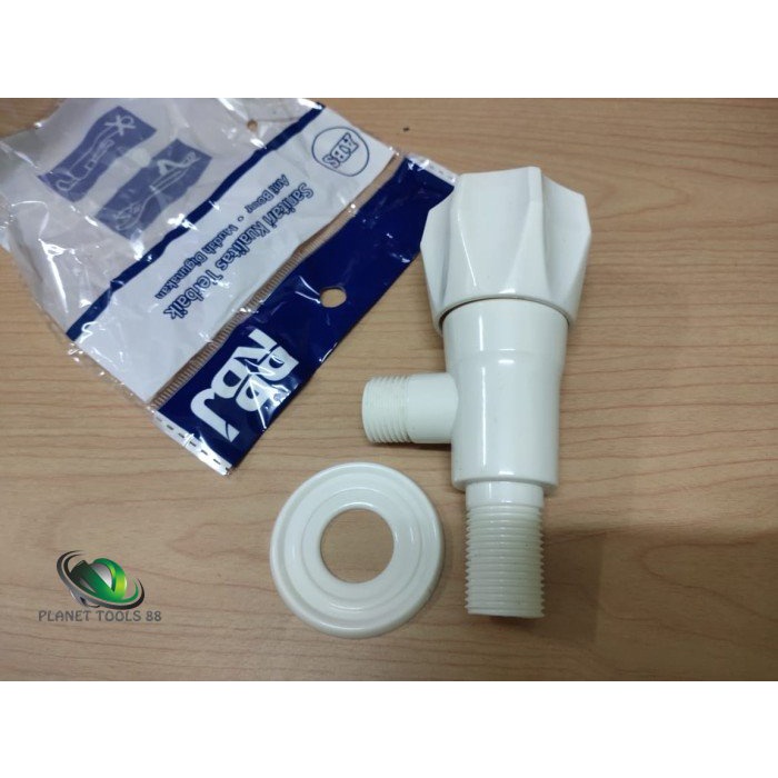 Jual PLANET- KRAN KERAN SHOWER F PVC PLASTIK RBJ STOP KRAN KNIE KLOSET ...