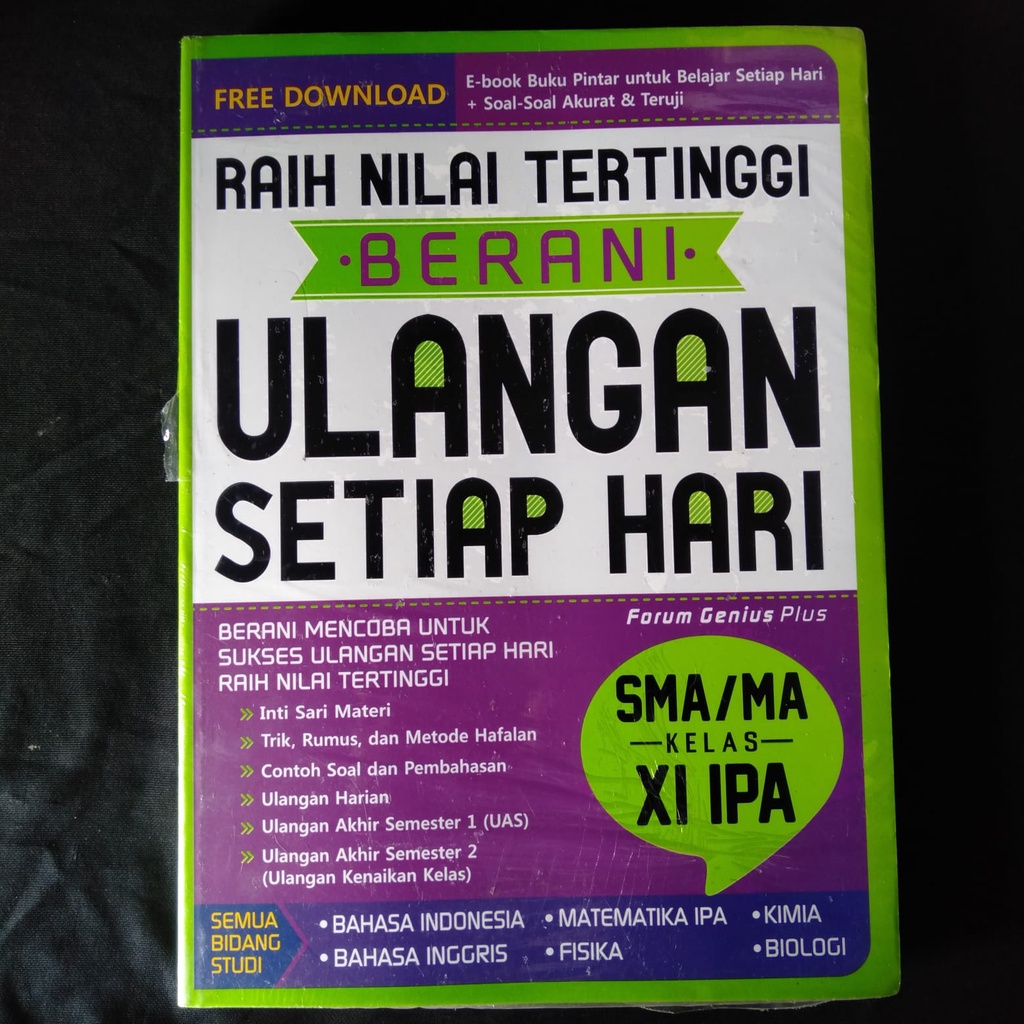 Jual Raih Nilai Tertinggi Berani Ulangan Setiap Hari SMA XI IPA ...