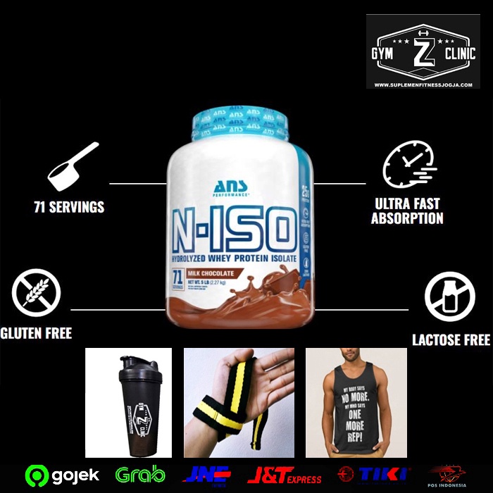 Jual ANS N ISO 5 Lb Hydrolized Whey NISO Protein Isolate N-ISO 5lb ...