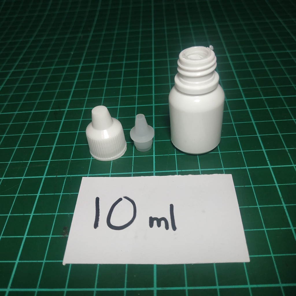 Jual Harga Grosir CC botol tetes Plastik 10 ml - Lancip 10ml - natural ...