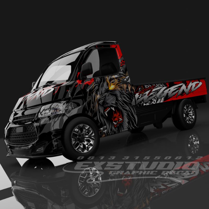 Jual decal full body granmax gambar singa | Shopee Indonesia