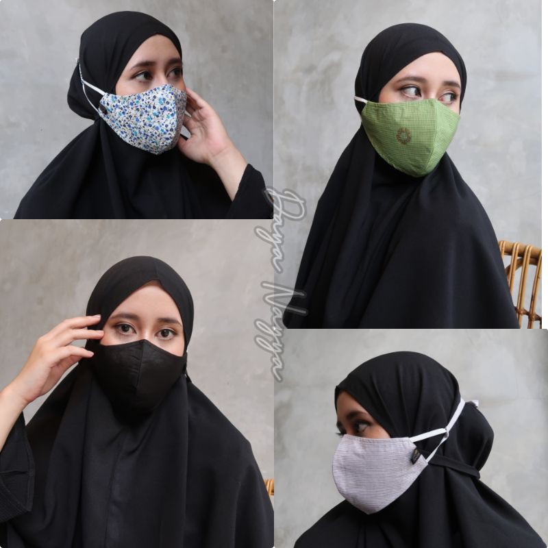 Jual Masker Kain 3 ply / lapis by Endomoda Daily Masker Fashion (bisa ...
