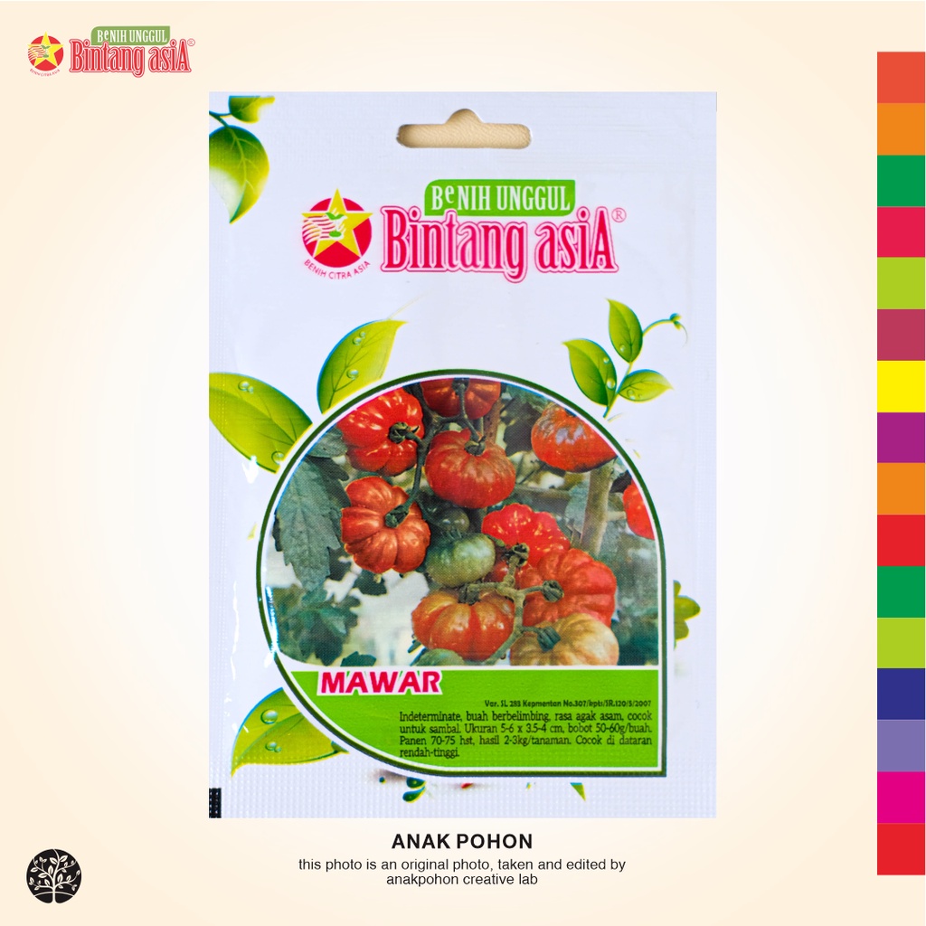 Jual (1 PACK) Benih Tomat MAWAR Ranti Tomat Sambal Seeds - BINTANG ASIA ...