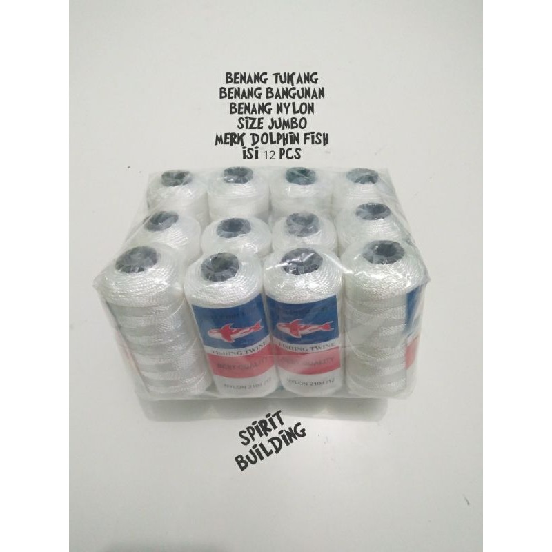 Jual BENANG TUKANG UKURAN JUMBO BESAR BENANG BANGUNAN BENANG NYLON ...