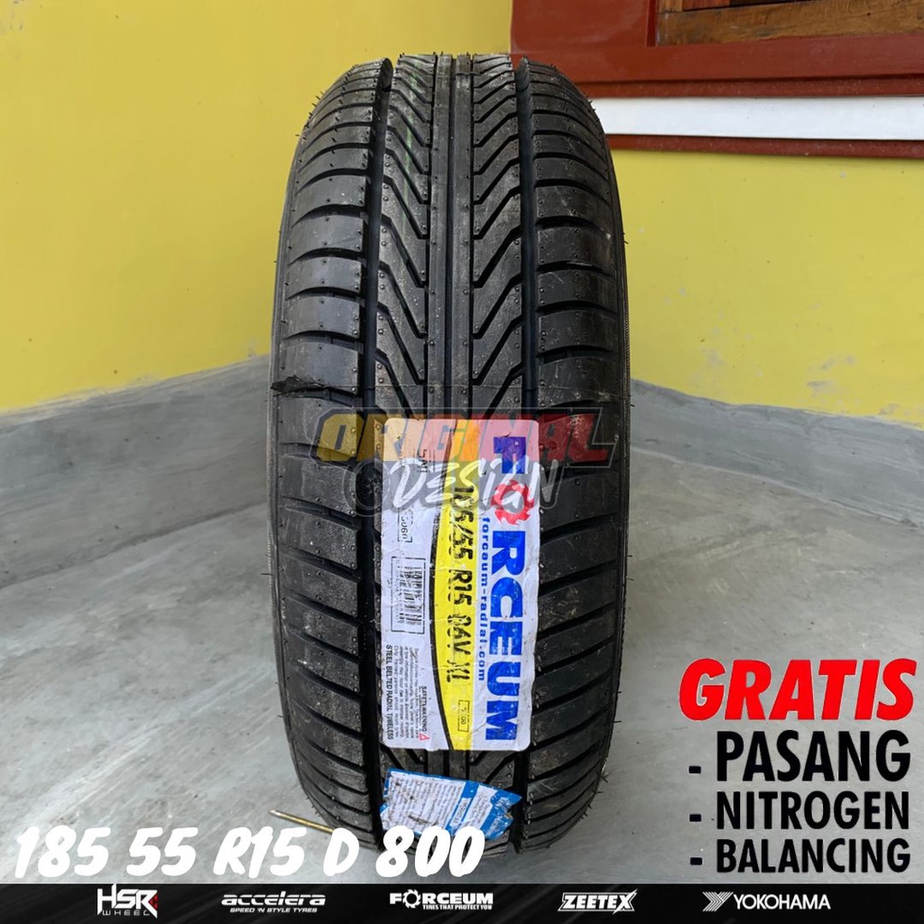 Jual Ban Mobil Ring 15 185 55 R15 Forceum D800 Ban Tubeless Murah dan ...
