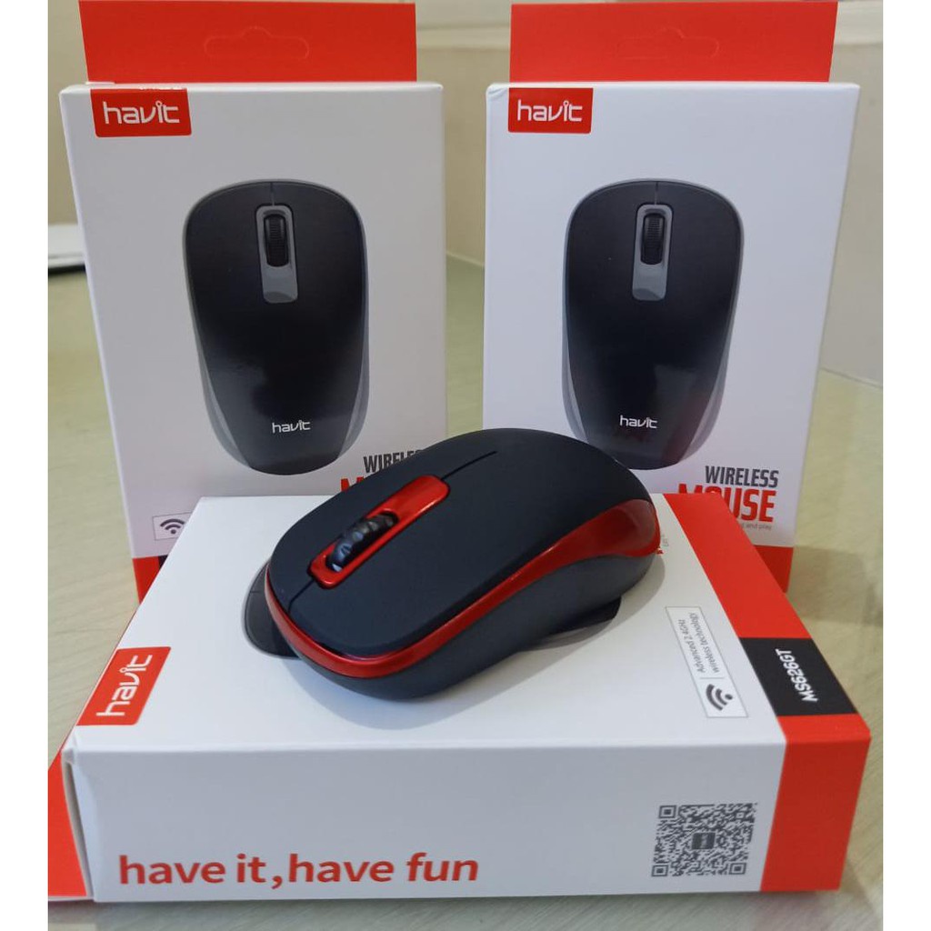 Jual MOUSE WIRELLES HAVIT / MOUSE WIRELLES OPTIC HAVIT Hitam | Shopee ...