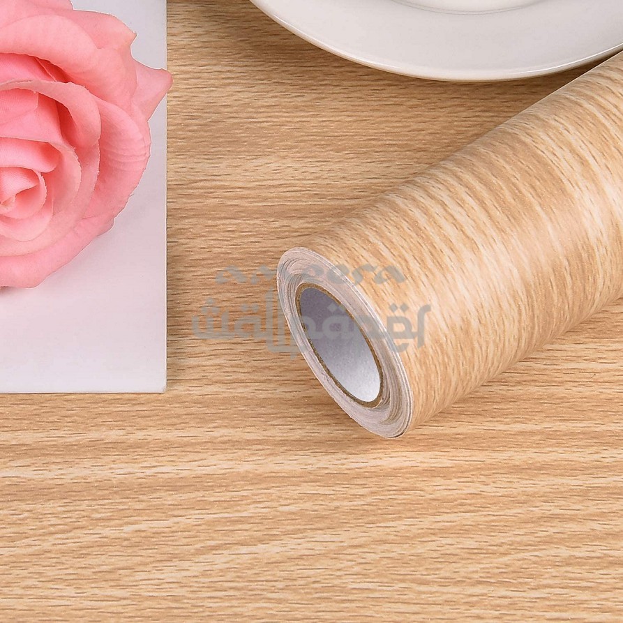 Jual Wallpaper Dinding Kayu Serat Coklat Muda 9m S D 10m X 45cm