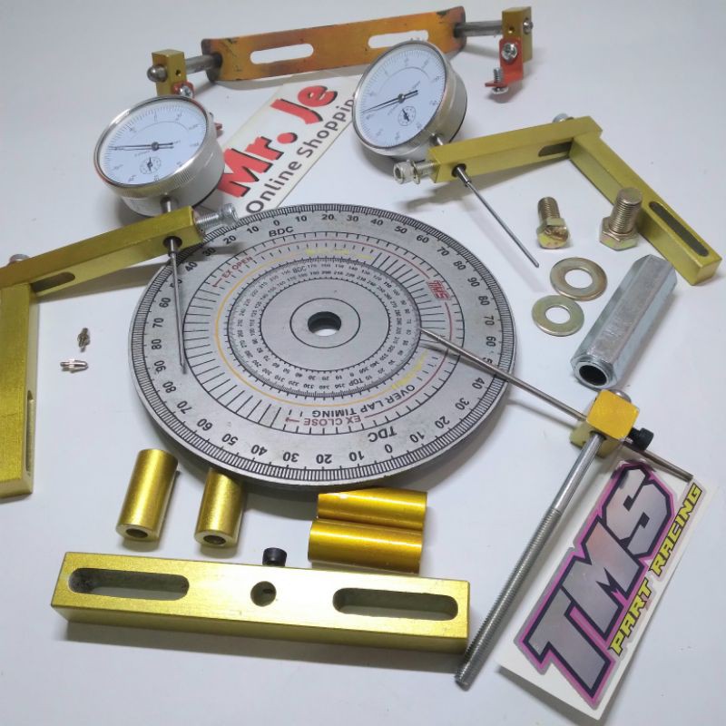 Jual busur derajat set motor lengkap 2 indikator tms racing | Shopee ...