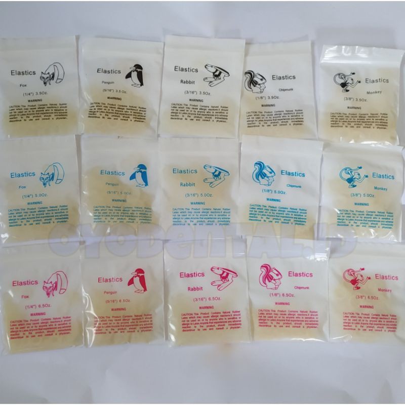 Jual Karet elastik gigi ortho / karet behel elastis / Elastic rubber ...