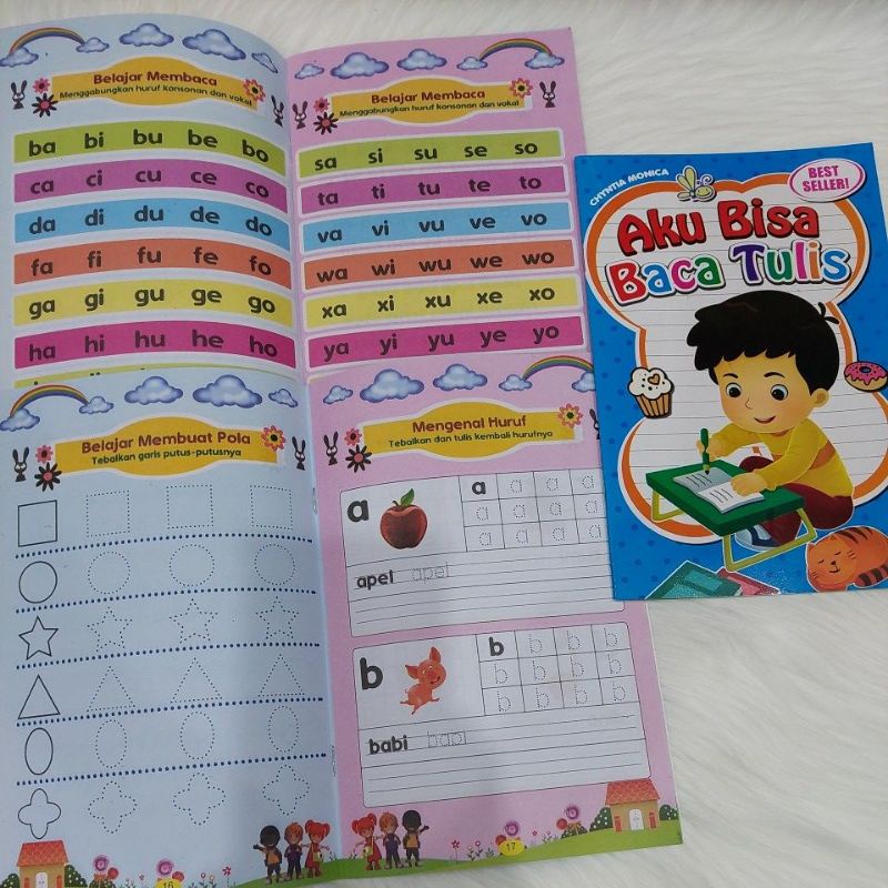 Jual Buku Aku Bisa Baca Tulis Untuk Anak TK dan PAUD | Shopee Indonesia