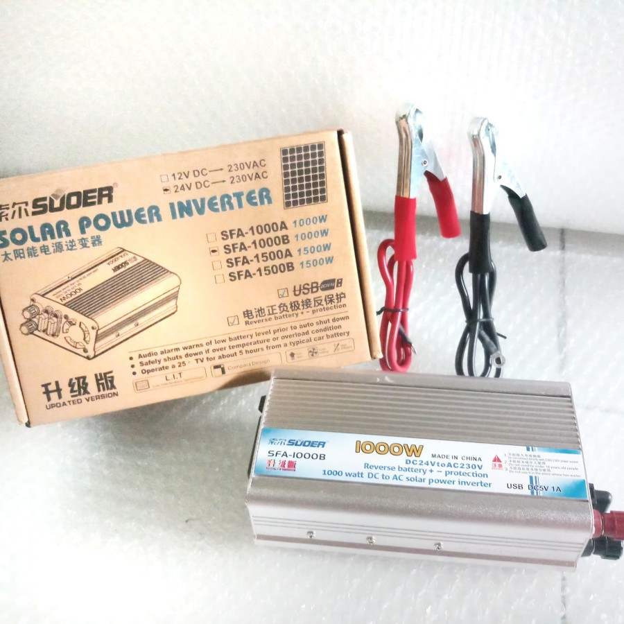 Jual Power Inverter 1000w 24V 220V SUOER | Shopee Indonesia