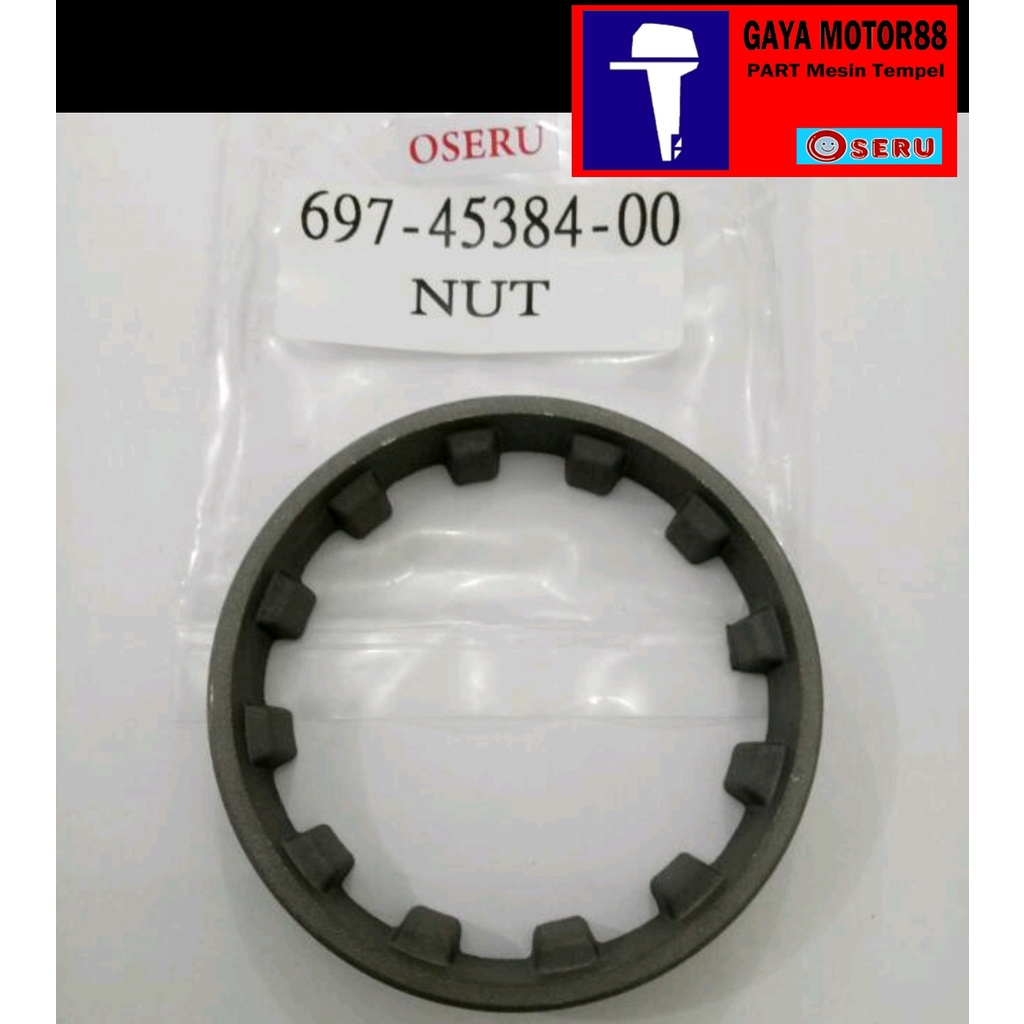 Jual SUKU CADANG / PART MESIN TEMPEL / NUT PROPELLER 40HP (697-45384-00 ...