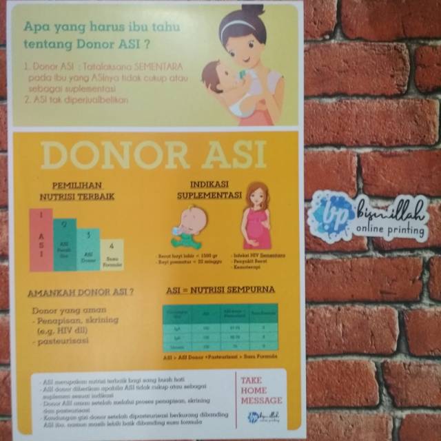 Jual Poster Donor ASI | Shopee Indonesia