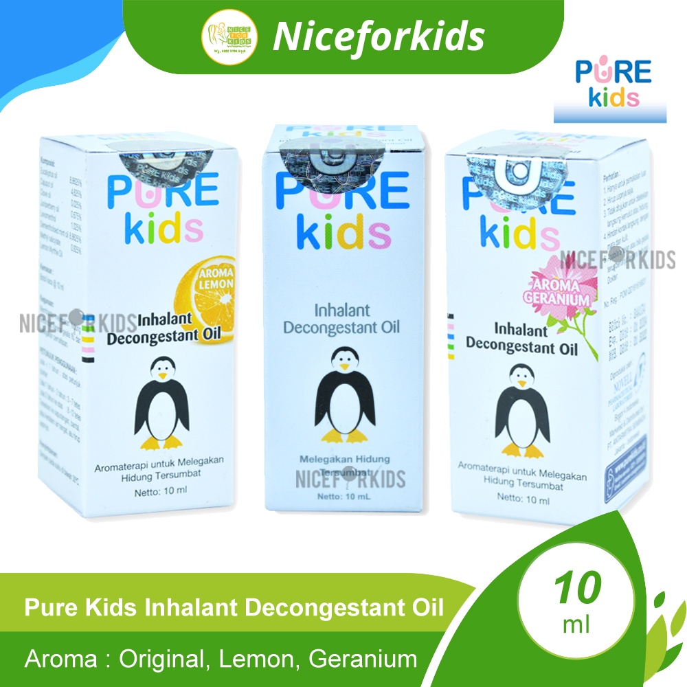 Jual Pure Kids Inhalant Decongestant Oil 10ml / Pure BB Obat Hidung ...