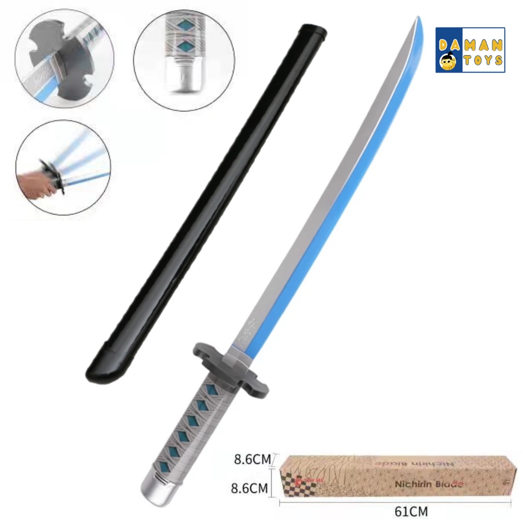 Jual ML49VM Mainan Pedang Nichirin Tanjiro Kimetsu No Yaiba Rengoku ...