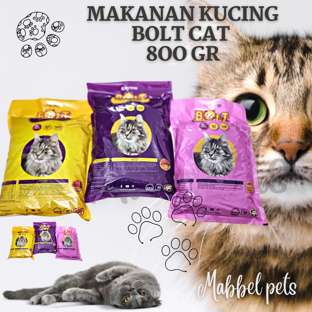 Jual Makanan Kucing Bolt Cat Tuna Bentuk Ikan Donat Salmon Repack 800gr ...
