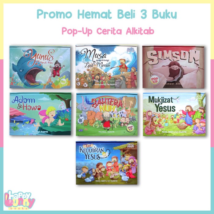 Jual BELI 3 BUKU POP-UP CERITA ALKITAB KEATAS HARGA SUPER HEMAT ...