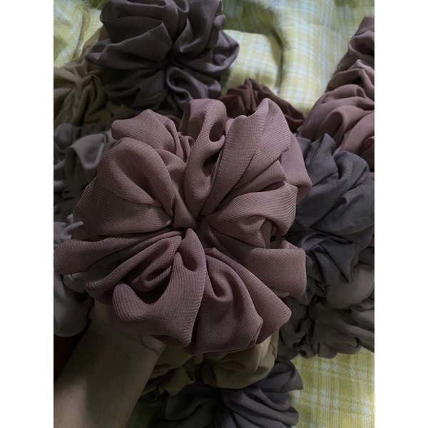 Jual SRUNCHIE HIJAB/IKET RAMBUT/KUNCIRAN RAMBUT/CEPOL HIJAB/AKSESORIS ...