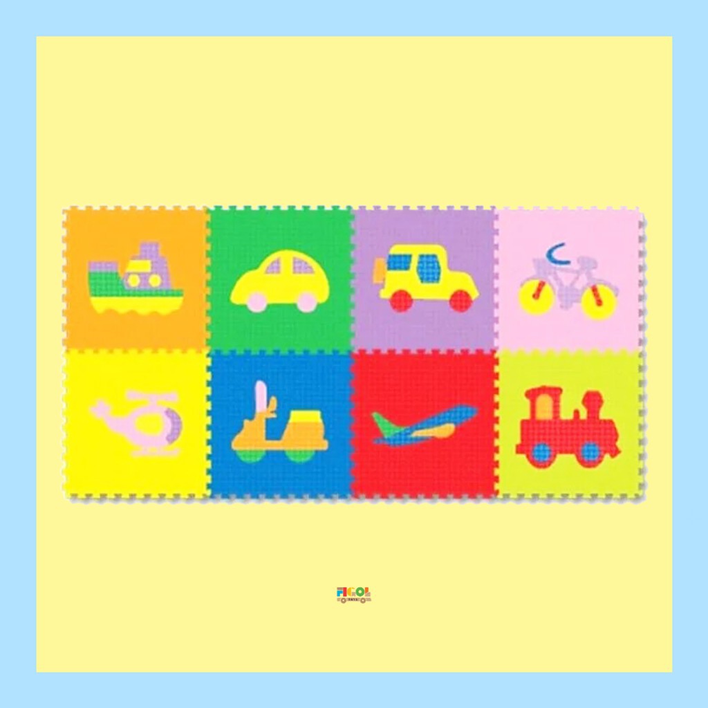 Jual Karpet Puzzle EVAMATS Alas Matras Bermain Anak Angka Gambar Huruf ...