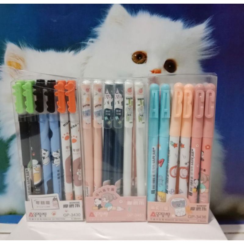 Jual (12pics) pen bisa hapus/pen gel hapus/erasable pen/pen hapus lucu ...