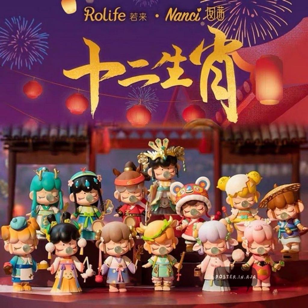 Jual Rolife Nanci Chinese Zodiac Series Blind Box Toys Action Figure ...
