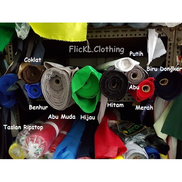 Jual Kain Taslan Ripstop Serat Kotak Bahan Parasit Taslan Ripstop ...