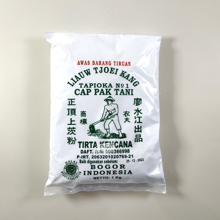 Jual Tepung Tapioka Cap Pak Tani (Liauw Tjoei Kang) 1 kg | Shopee Indonesia