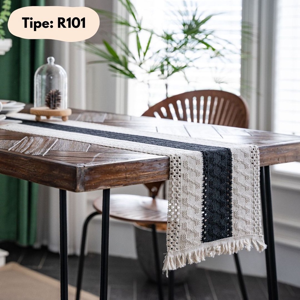 Jual Kokomi Table Runner Premium Rajut Scandinavian Taplak Meja Makan ...