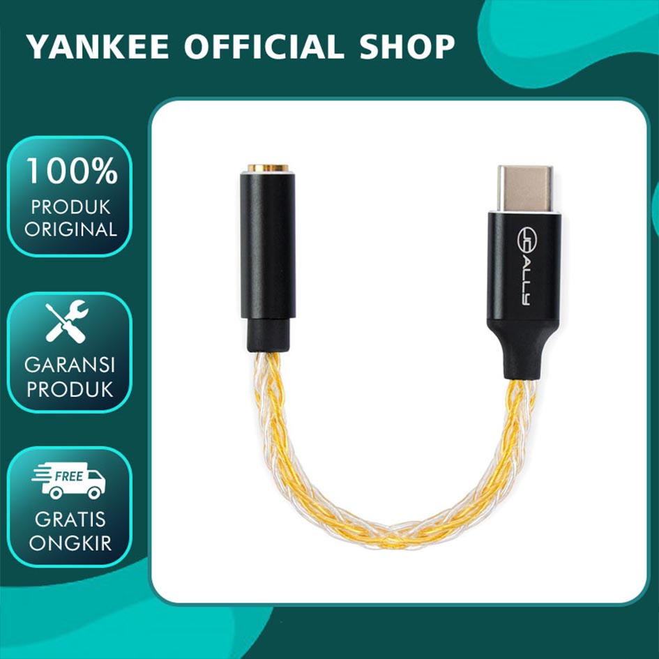 Jual JCALLY JM08C DAC USB Type C to 3,5mm Audio Jack Converter Dongle alt JA04 JM6 JM7 JA3 ...