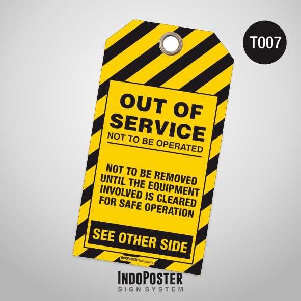Jual Tag Out LOTO Lock Out Tag Out PVC Safety K3 OSHA ANSI ISO Out of ...