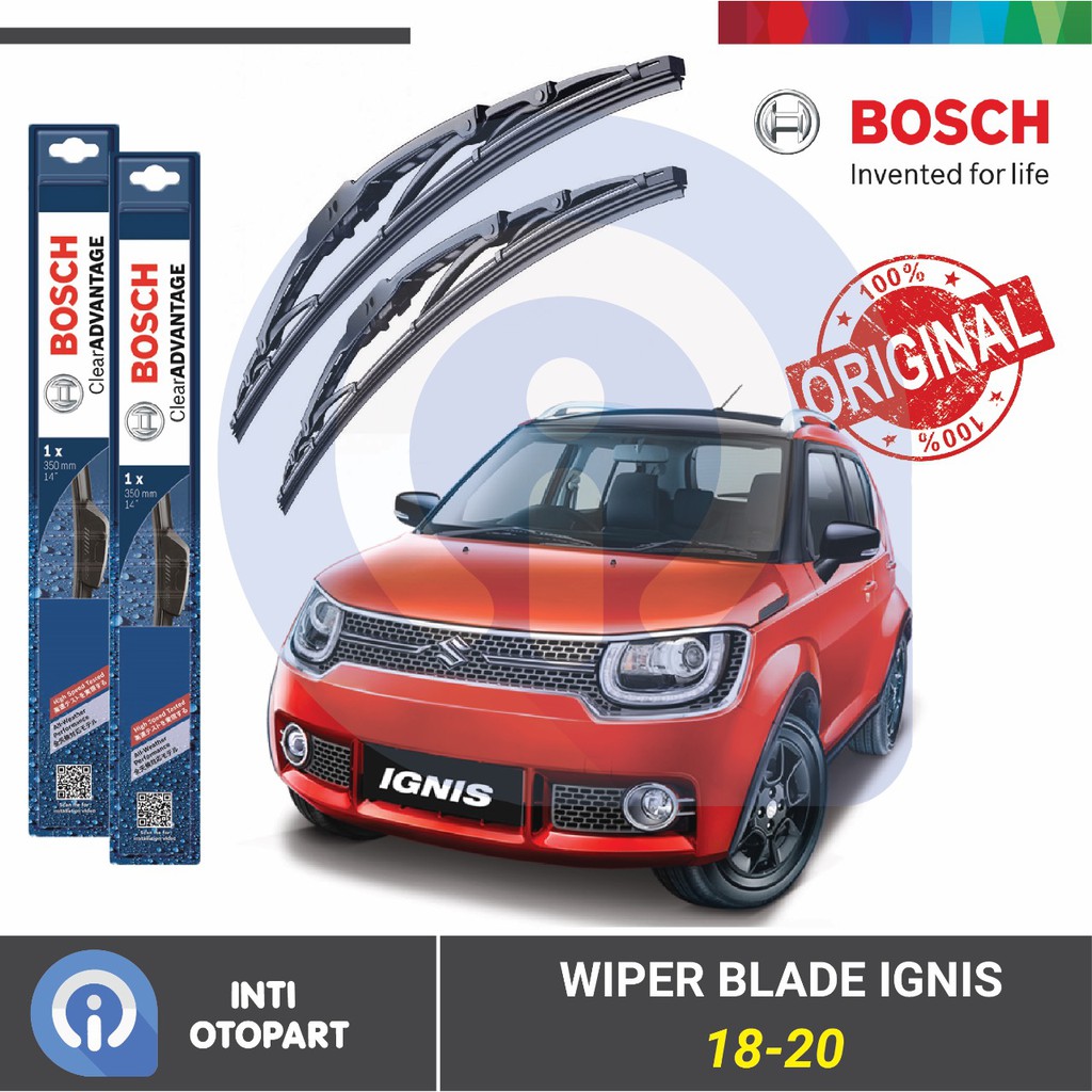 Jual Wiper Blade IGNIS (Bosch Advantage Frame) (18" & 20") | Shopee ...