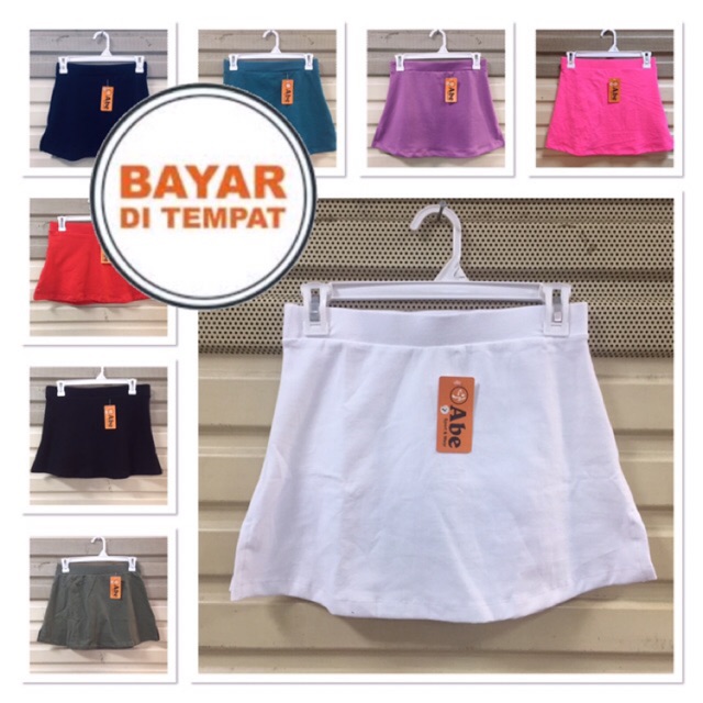Jual Rok mini Tenis M L XL XXL // Rok mini aerobic // Rok senam mini ...