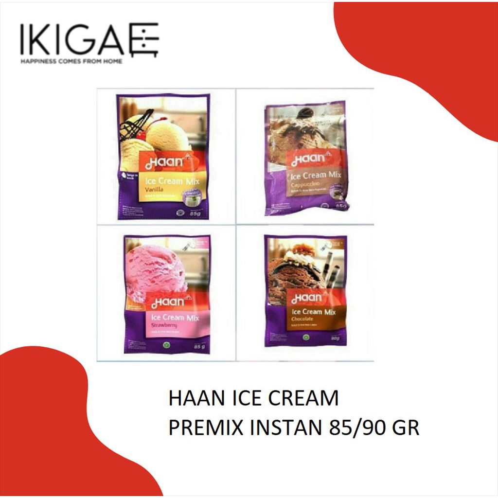 Jual HAAN TEPUNG INSTANT ICE CREAM ANEKA RASA PREMIUM | Shopee Indonesia