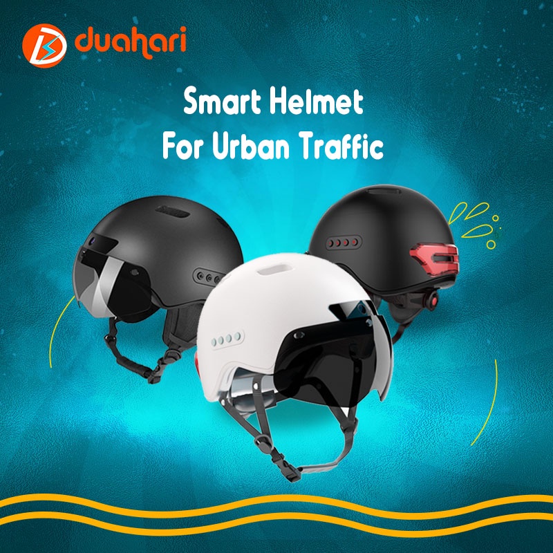 Jual Smart Helmet for Urban Traffic Tahan Air dengan Lampu Sensor ...