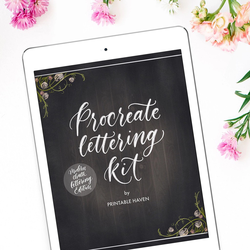Jual Procreate Brush - Chalkboard Procreate Lettering Kit | Shopee ...