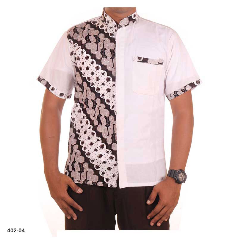 Jual Baju Koko Batik Luqman Motif 2 | Shopee Indonesia